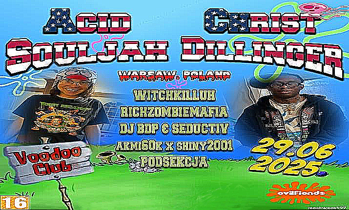 CHRIST DILLINGER & ACID SOULJAH + SPECIAL GUESTS | Bilety