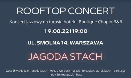 Jagoda Stach | ROOFTOP CONCERT | Bilety
